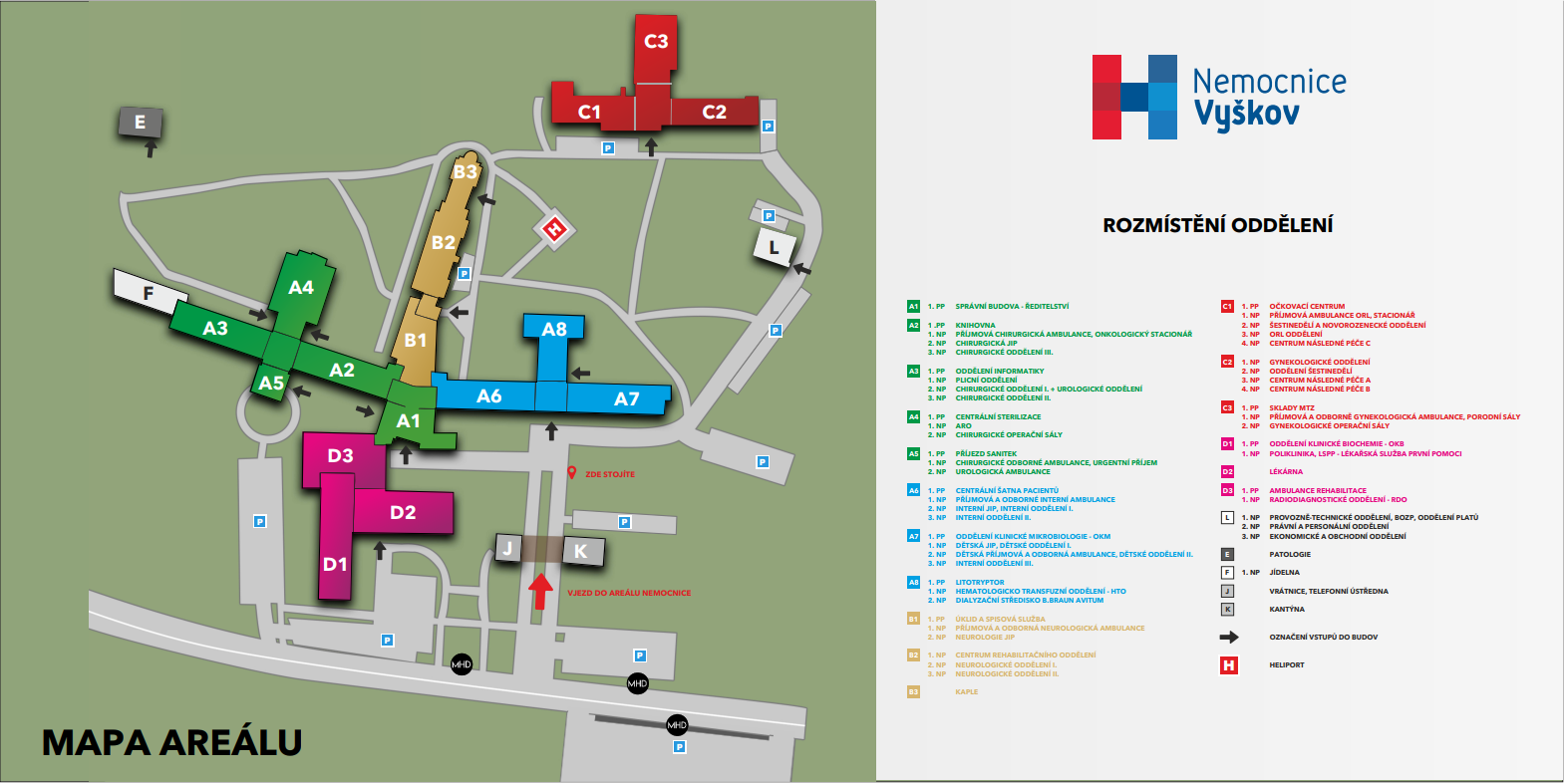 Orientační plán nemocnice