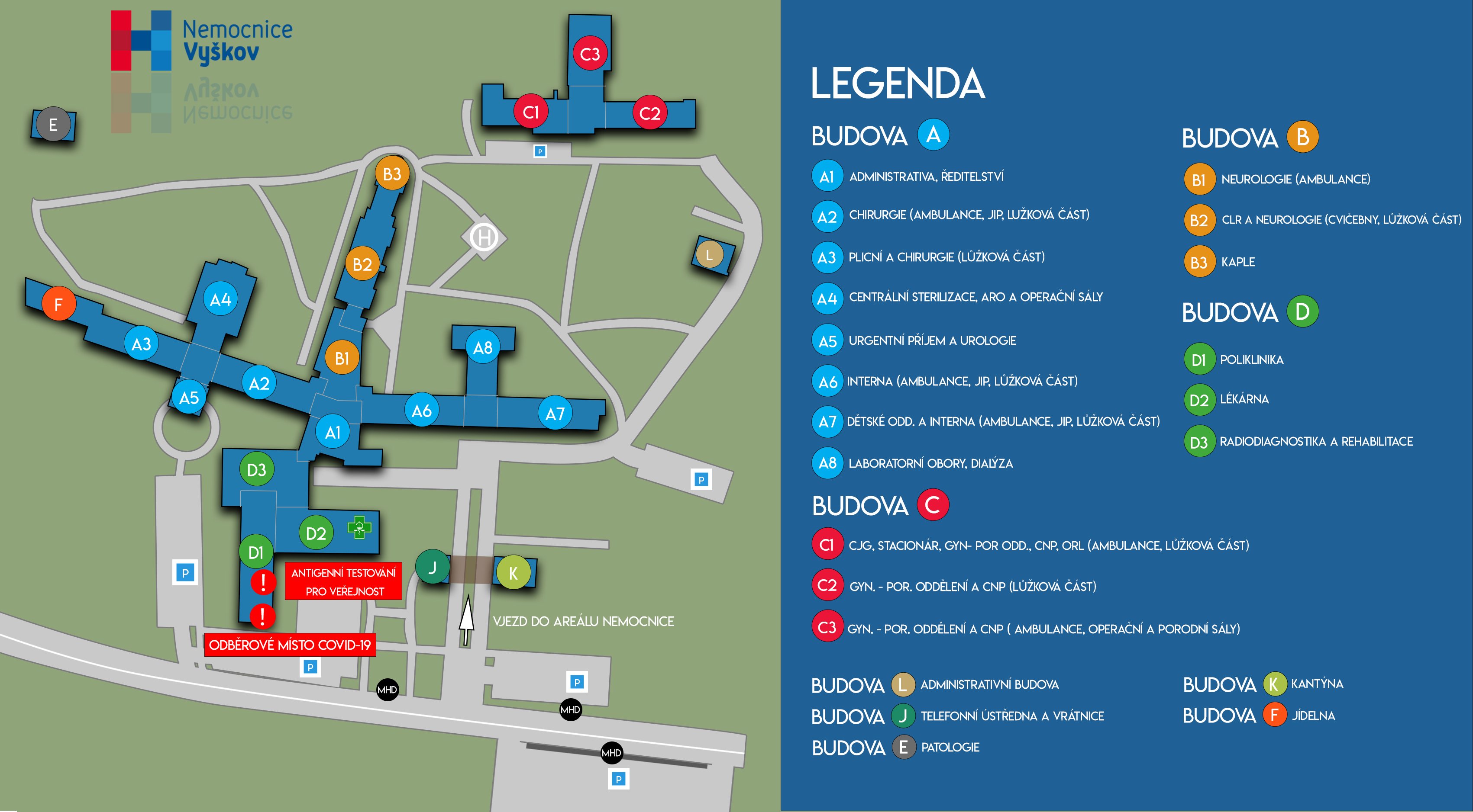 Orientační plán nemocnice